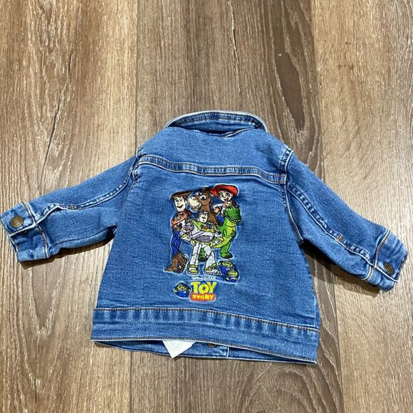 Disney | Jackets & Coats | Disney Baby 22 Toy Story Denim Jacket 03m ...